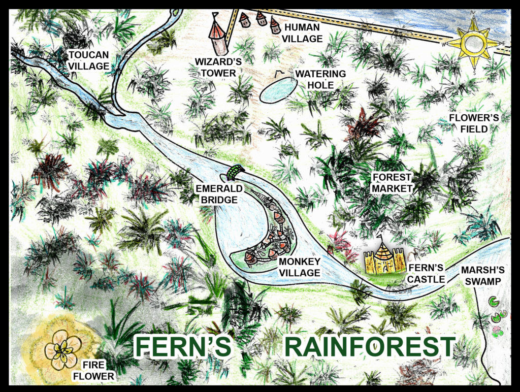 Fern's Rainforest Map - Fern The Leopard